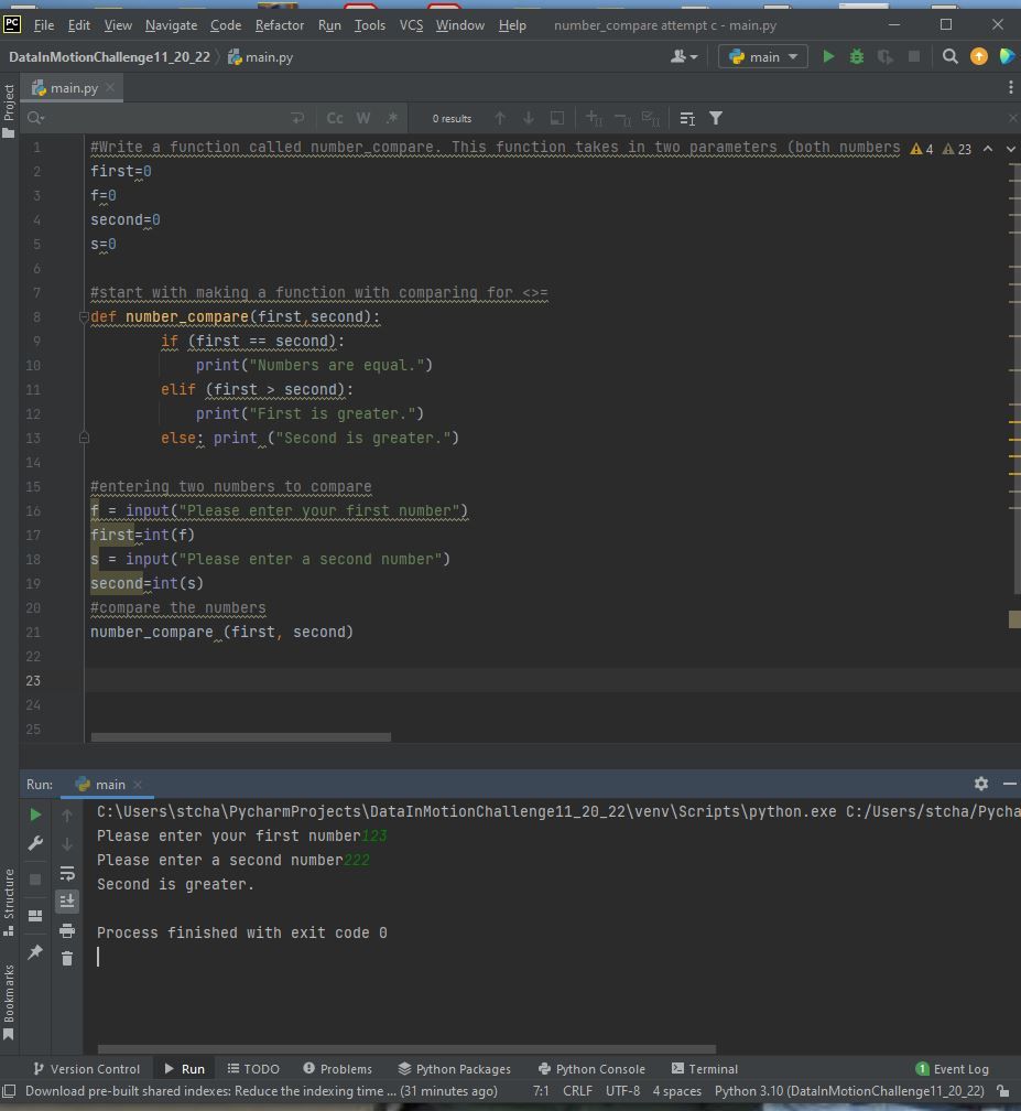 Sheila Chairvolotti on LinkedIn: #python #pythoncoding #pythonlearning ... Sheila Chairvolotti on LinkedIn: #python #pythoncoding #pythonlearning ...