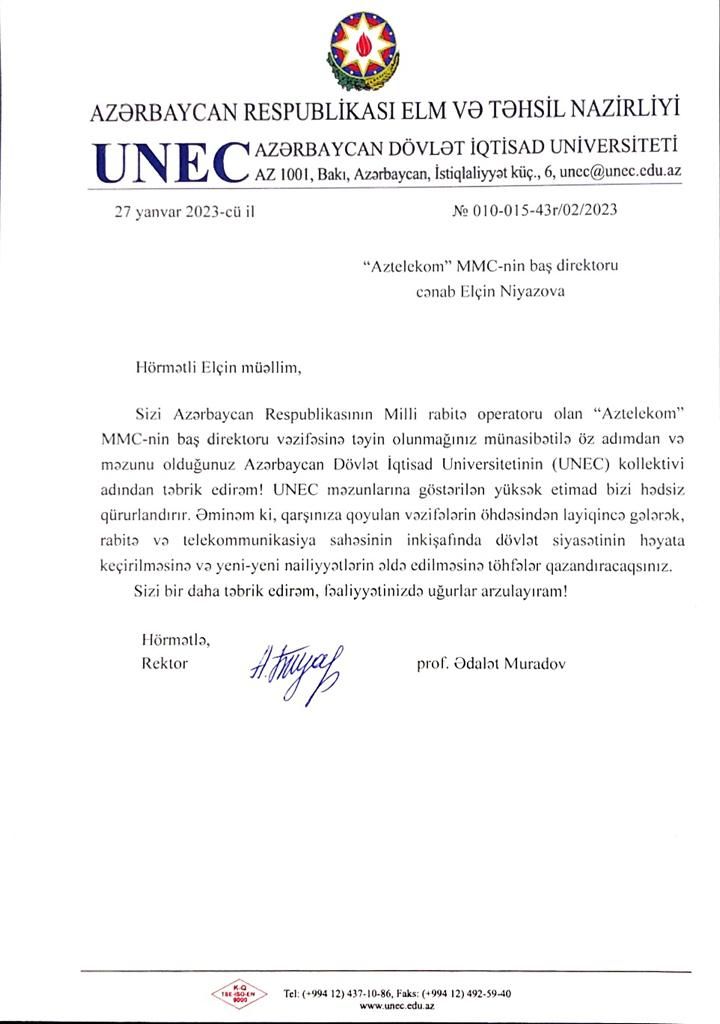 Elchin Niyazov LinkedIn‘de: Azerbaijan State University of Economics ... Elchin Niyazov LinkedIn‘de: Azerbaijan State University of Economics ...