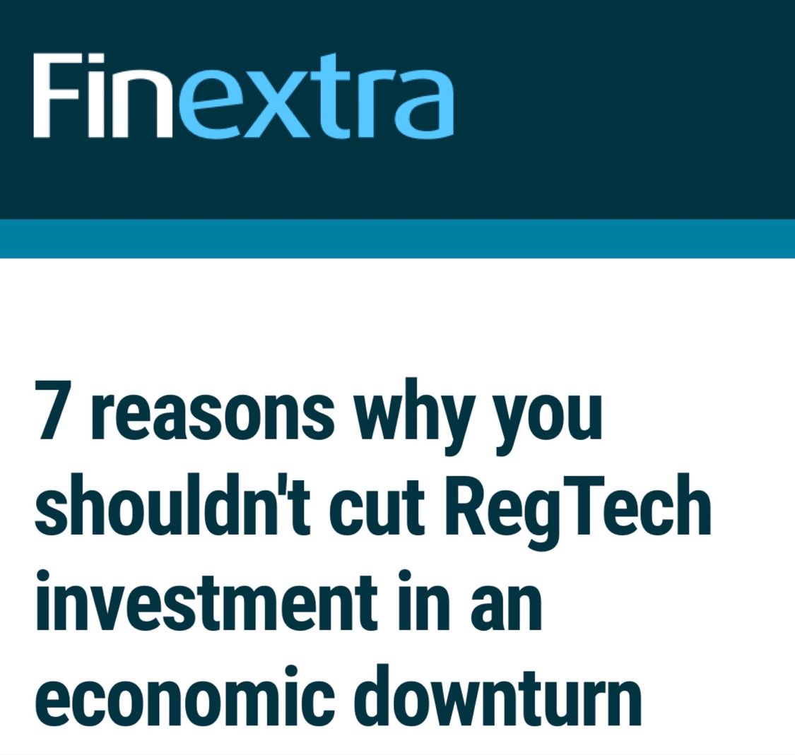David Bundi di LinkedIn: #regtech David Bundi di LinkedIn: #regtech