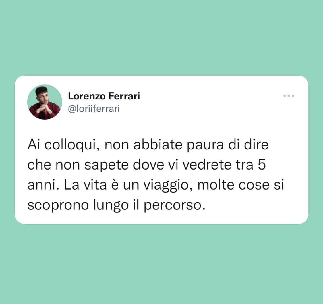 Lorenzo Ferrari su LinkedIn: #lorenzoferrari #hr #lavoro #carriera # ... Lorenzo Ferrari su LinkedIn: #lorenzoferrari #hr #lavoro #carriera # ...