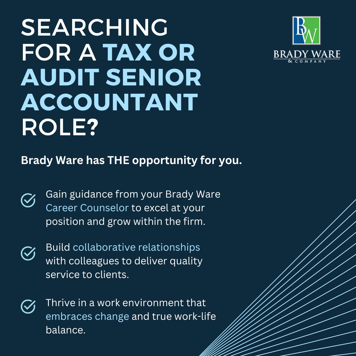 Brady Ware & Company on LinkedIn: Brady Ware is HIRING! Join a firm ... Brady Ware & Company on LinkedIn: Brady Ware is HIRING! Join a firm ...