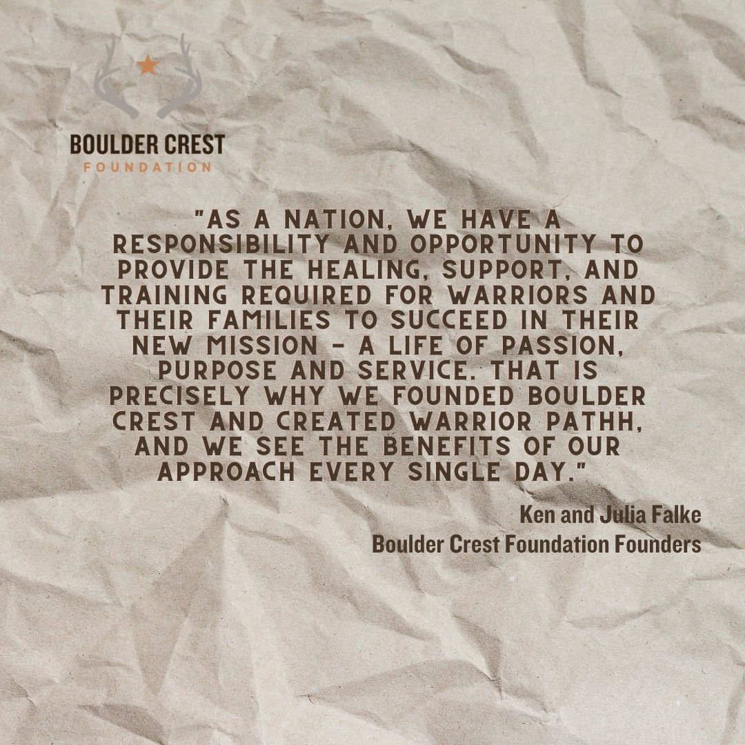 Boulder Crest Foundation on LinkedIn: #bouldercrest Boulder Crest Foundation on LinkedIn: #bouldercrest