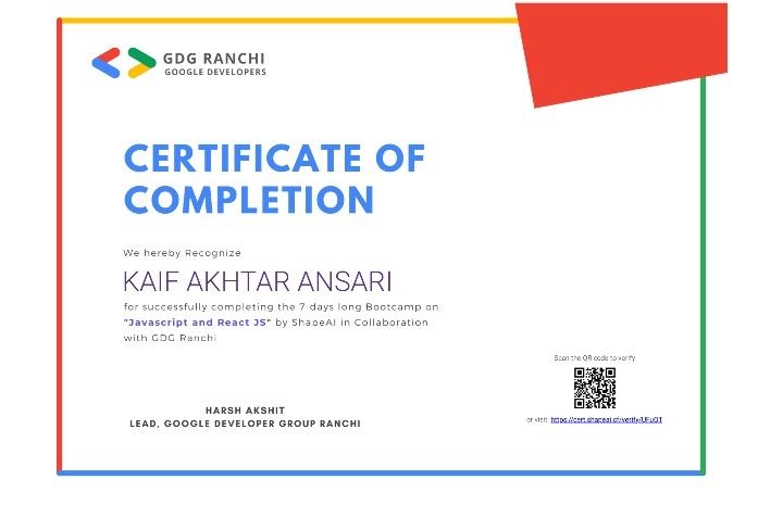 Kaif Ansari on LinkedIn: #javascript #reactjs Kaif Ansari on LinkedIn: #javascript #reactjs