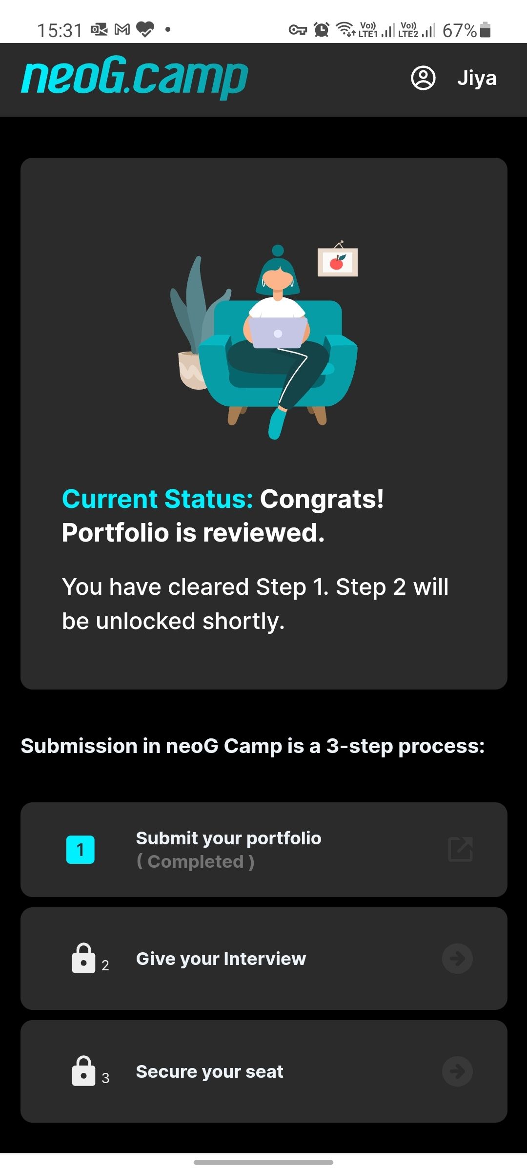 Jiya Agrawal on LinkedIn: #neogcamp #webdevelopment #portfolio Jiya Agrawal on LinkedIn: #neogcamp #webdevelopment #portfolio