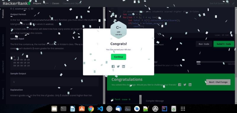Prashant Rajpoot on LinkedIn: #finally #hackarrank #c #c #programming Prashant Rajpoot on LinkedIn: #finally #hackarrank #c #c #programming