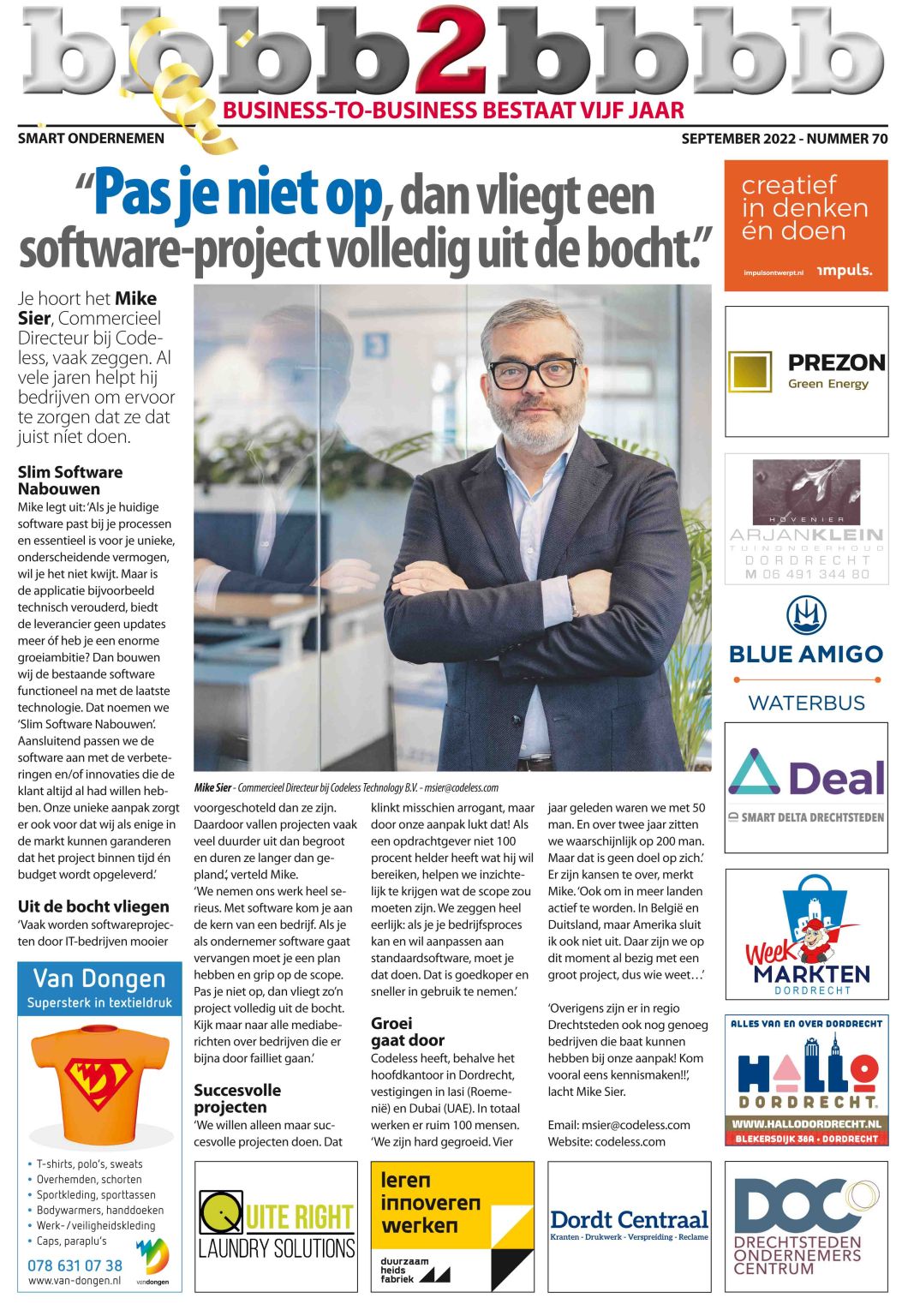 Codeless Technology B.V. heeft een bijdrage op LinkedIn geplaatst Codeless Technology B.V. heeft een bijdrage op LinkedIn geplaatst