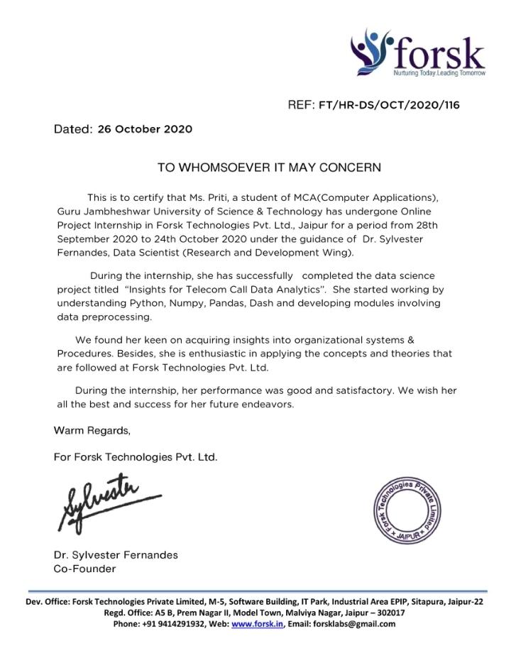 Priti Ranga on LinkedIn: Thanks to Yogendra Singh and Dr. Sylvester ... Priti Ranga on LinkedIn: Thanks to Yogendra Singh and Dr. Sylvester ...