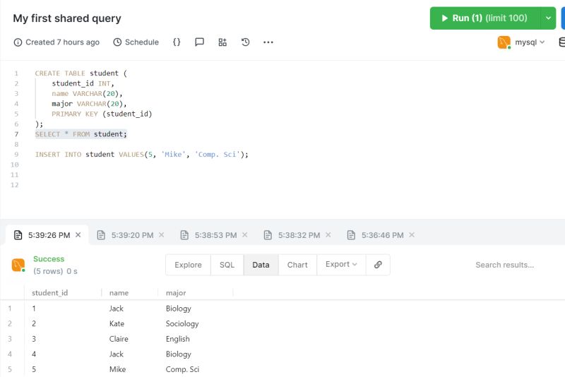 Daniel Rosales Vanegas on LinkedIn: #sql #mysql #database #dataanalytics Daniel Rosales Vanegas on LinkedIn: #sql #mysql #database #dataanalytics