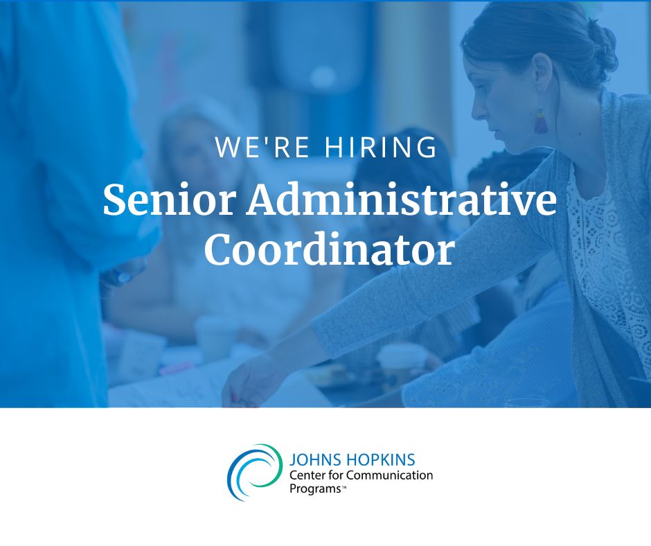 Johns Hopkins Center for Communication Programs on LinkedIn: 📣 We're ... Johns Hopkins Center for Communication Programs on LinkedIn: 📣 We're ...