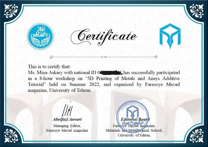 mina askary on LinkedIn: #3dprinting #additivemanufacturing mina askary on LinkedIn: #3dprinting #additivemanufacturing