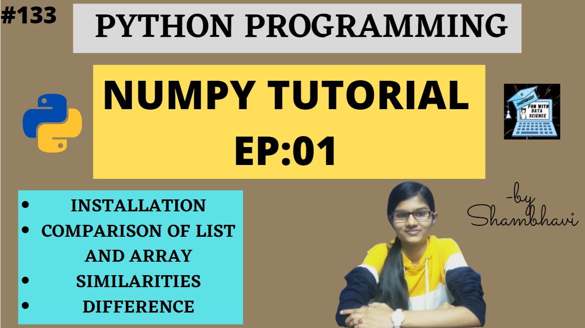 Shambhavi Gupta on LinkedIn: #numpy #pythonprogrammer # ... Shambhavi Gupta on LinkedIn: #numpy #pythonprogrammer # ...