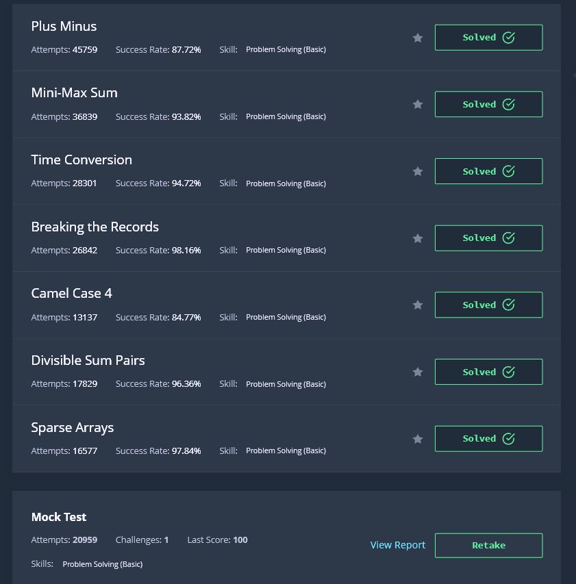 Youssef Elouasbi on LinkedIn: #hackerrank #problemsolving # ... Youssef Elouasbi on LinkedIn: #hackerrank #problemsolving # ...