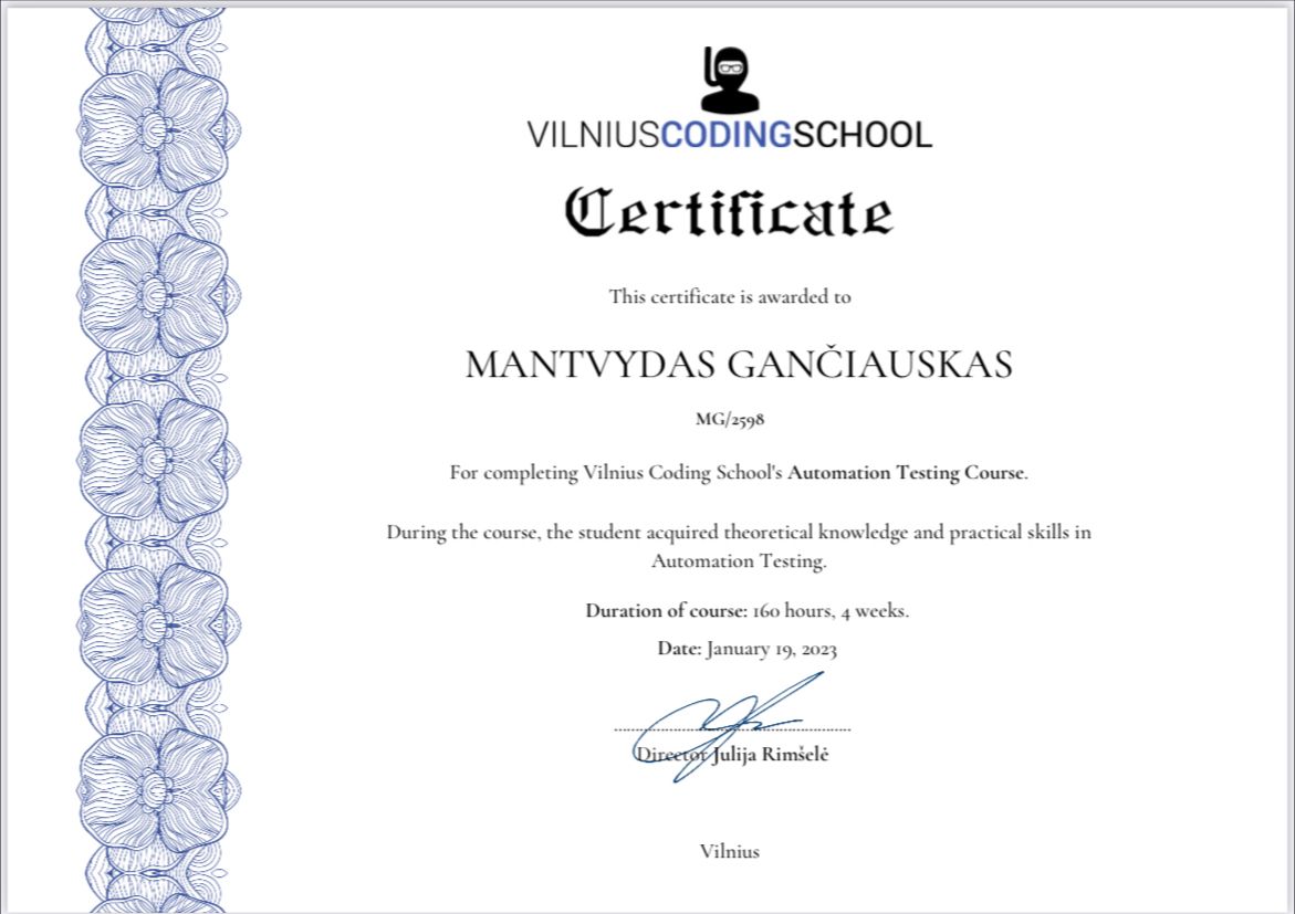 Mantvydas GanÄŤiauskas on LinkedIn: #selenium #testing #qa #automation # ... Mantvydas GanÄŤiauskas on LinkedIn: #selenium #testing #qa #automation # ...