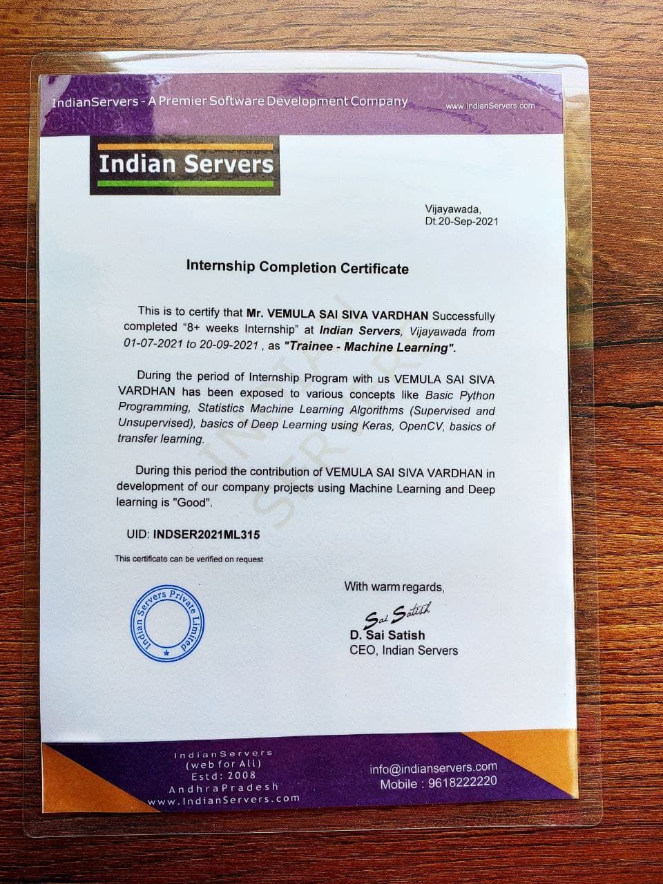 Sai Siva Vardhan Vemula on LinkedIn: #python #machinelearning #opencv # ... Sai Siva Vardhan Vemula on LinkedIn: #python #machinelearning #opencv # ...