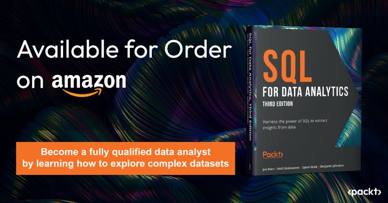 Packt on LinkedIn: #dataanalytics #datascience #sql #dataprocessing Packt on LinkedIn: #dataanalytics #datascience #sql #dataprocessing