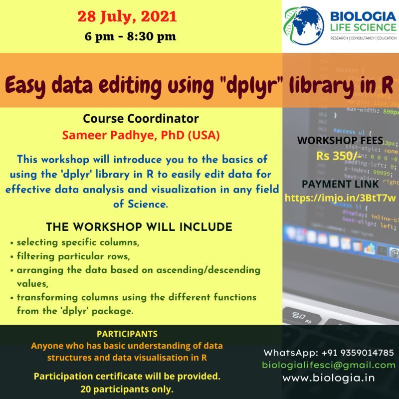 Nikhil Modak on LinkedIn: Biologia Life Science LLP Nikhil Modak on LinkedIn: Biologia Life Science LLP