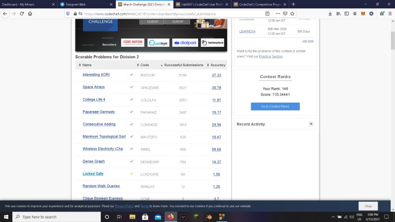 SARVESH KATARIA on LinkedIn: #codechef #coderslife SARVESH KATARIA on LinkedIn: #codechef #coderslife