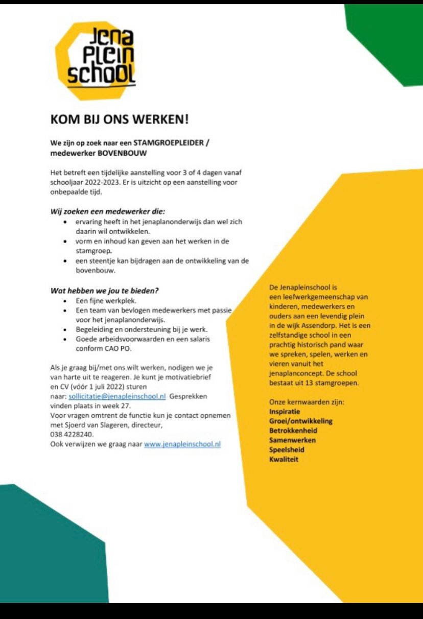Monique Roos op LinkedIn: Kom jij bij ons enthousiaste team werken? Monique Roos op LinkedIn: Kom jij bij ons enthousiaste team werken?