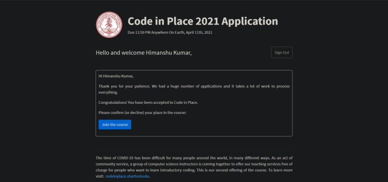 #codeinplace #python #pythonprogramming #university | Himanshu Kumar #codeinplace #python #pythonprogramming #university | Himanshu Kumar