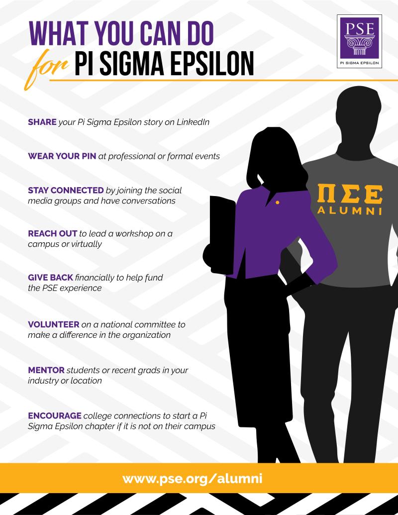 Pi Sigma Epsilon on LinkedIn: Are you looking to give back to Pi Sigma ... Pi Sigma Epsilon on LinkedIn: Are you looking to give back to Pi Sigma ...