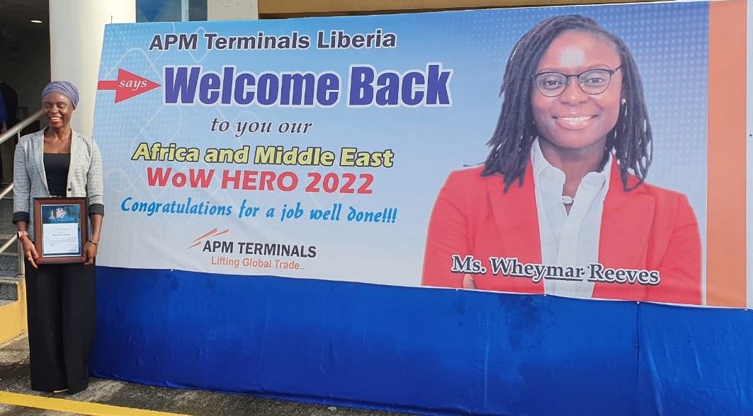#apmterminals #apmterminalsliberia #wow #globalwowhero2022 # ... #apmterminals #apmterminalsliberia #wow #globalwowhero2022 # ...