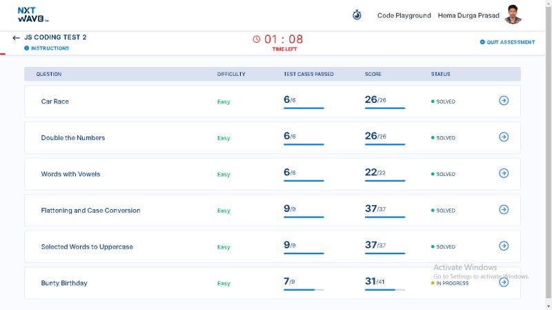 Hema Durga Prasad Nammina on LinkedIn: #coding #javascript #ccbp # ... Hema Durga Prasad Nammina on LinkedIn: #coding #javascript #ccbp # ...