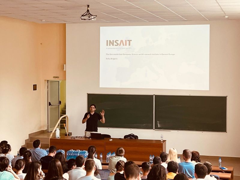 INSAIT - Institute for Computer Science, Artificial Intelligence and ... INSAIT - Institute for Computer Science, Artificial Intelligence and ...