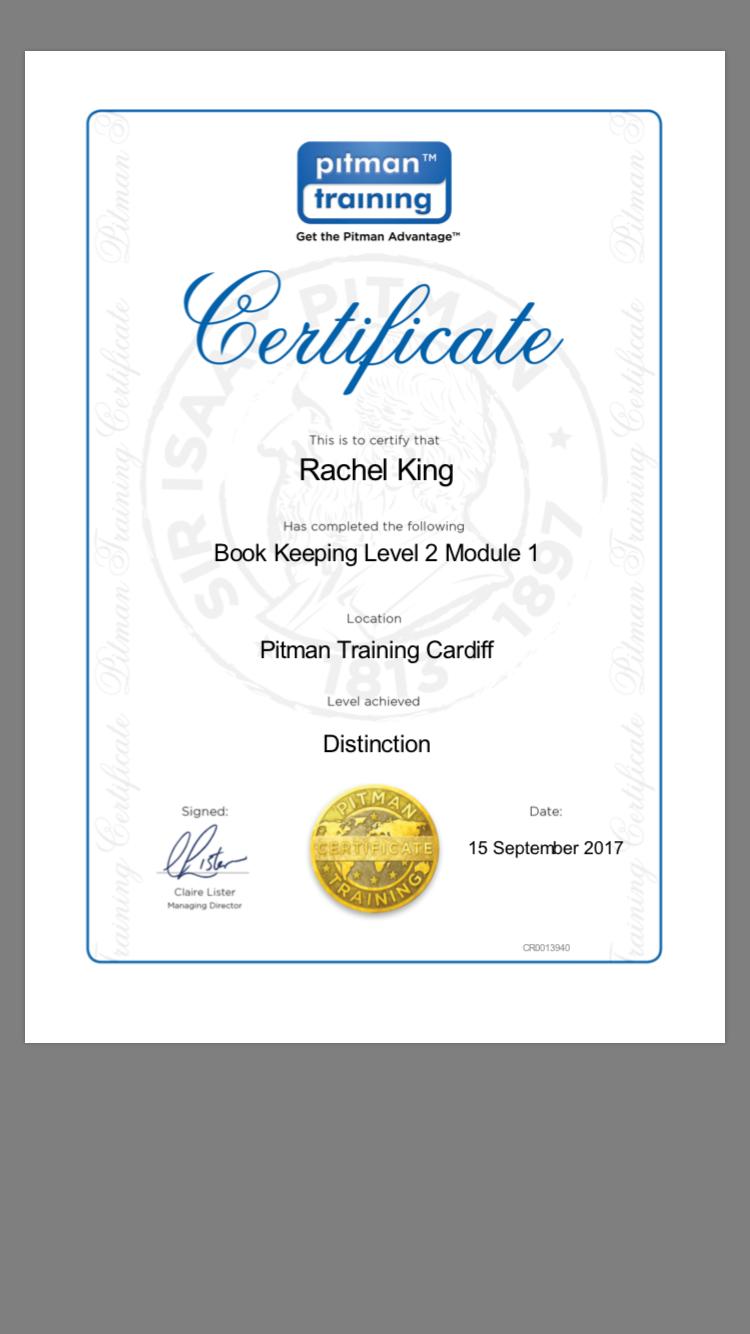 Rachel King on LinkedIn: Onto the next module can't wait to get them ... Rachel King on LinkedIn: Onto the next module can't wait to get them ...