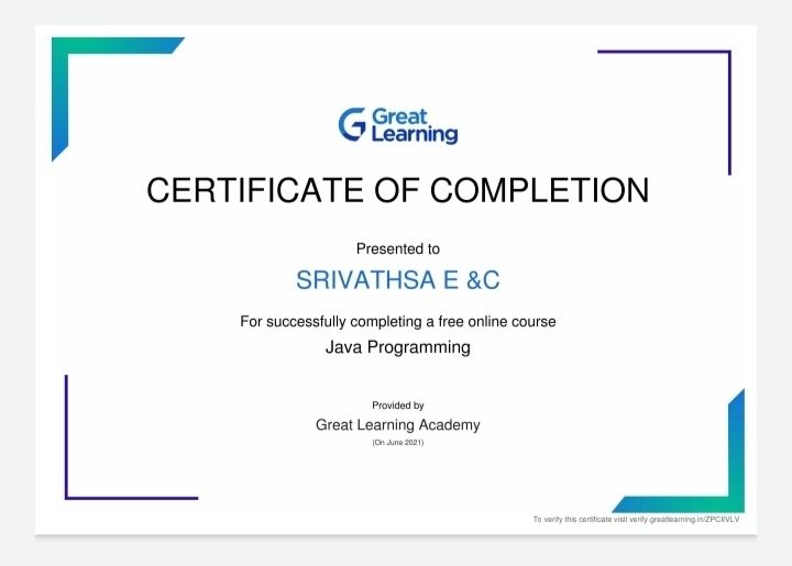 Srivathsa Acharya on LinkedIn: #learning #java #programming Srivathsa Acharya on LinkedIn: #learning #java #programming