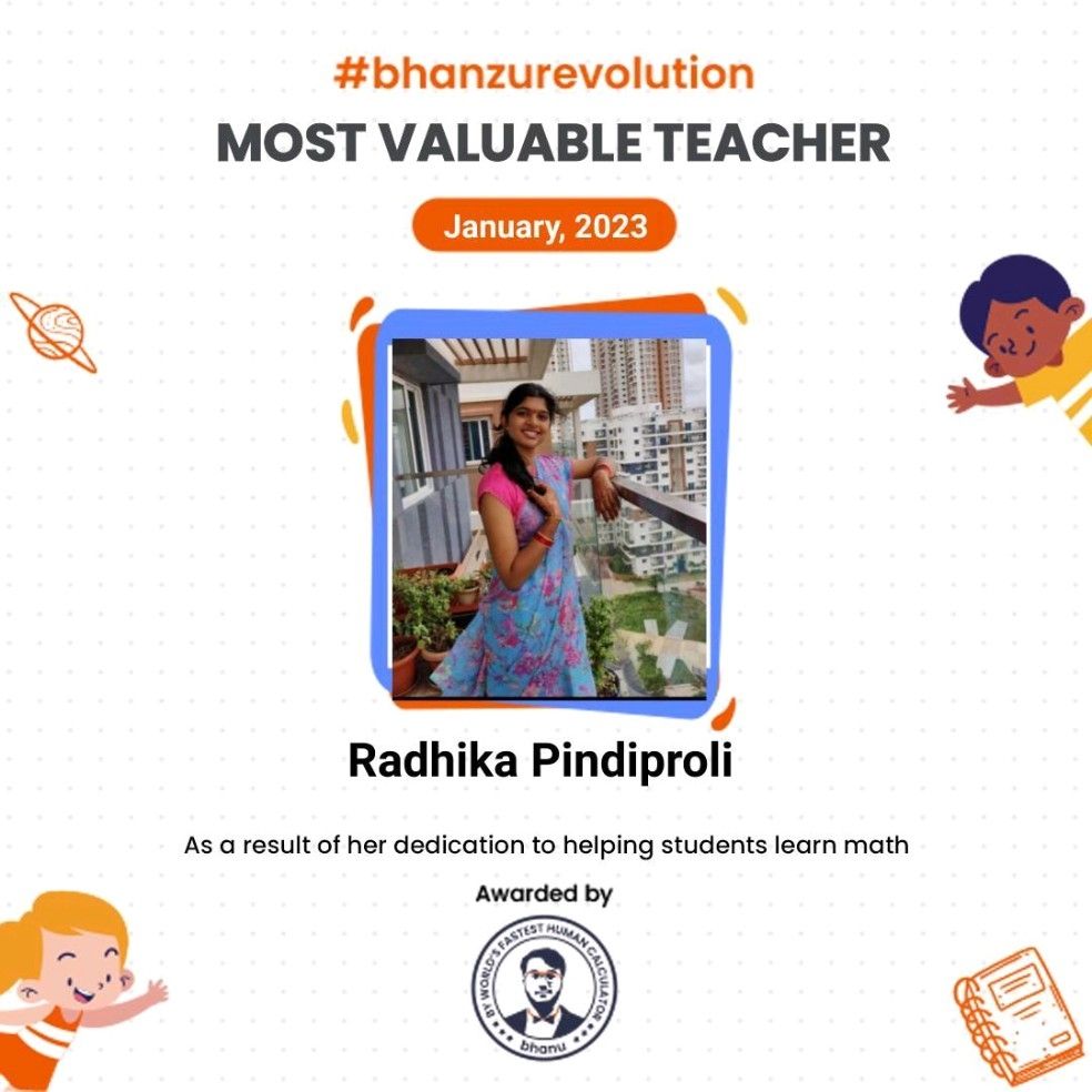 Radhika Pindiproli on LinkedIn: #bhanzu #bhanzu Radhika Pindiproli on LinkedIn: #bhanzu #bhanzu