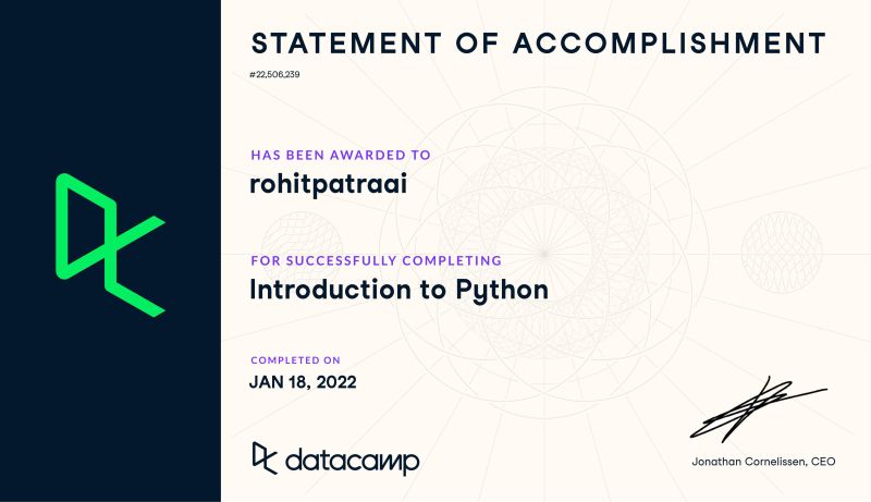 Rohit Patra on LinkedIn: #connections #pythonprogramming #python # ... Rohit Patra on LinkedIn: #connections #pythonprogramming #python # ...