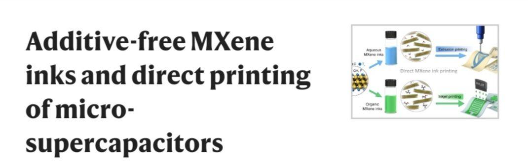 Matthias P. Kremer en LinkedIn: #additivemanufacturing #mxene #3dprinting Matthias P. Kremer en LinkedIn: #additivemanufacturing #mxene #3dprinting