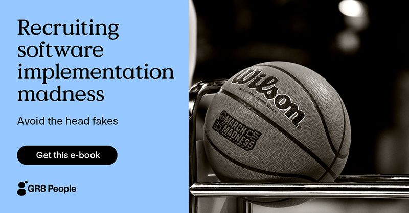 Recruiting software implementation madness - GR8 People | Ben DeCarlo Recruiting software implementation madness - GR8 People | Ben DeCarlo