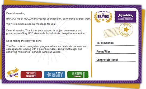 Himanshu Singh on LinkedIn: #mondelez #bravos #project #cadbury #reward ... Himanshu Singh on LinkedIn: #mondelez #bravos #project #cadbury #reward ...
