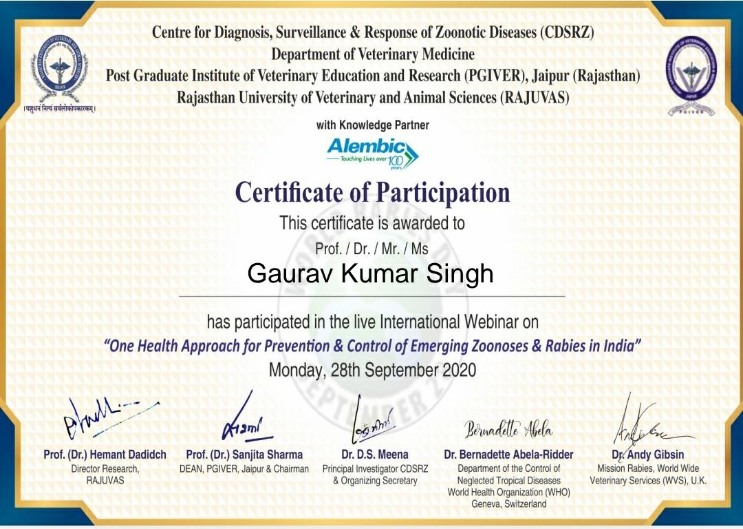 Gaurav Kumar Singh on LinkedIn: Certificate of participation Gaurav Kumar Singh on LinkedIn: Certificate of participation