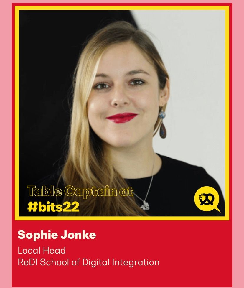 Sophie M. Jonke on LinkedIn: #bitsandpretzels #bits22 #tablecaptain Sophie M. Jonke on LinkedIn: #bitsandpretzels #bits22 #tablecaptain