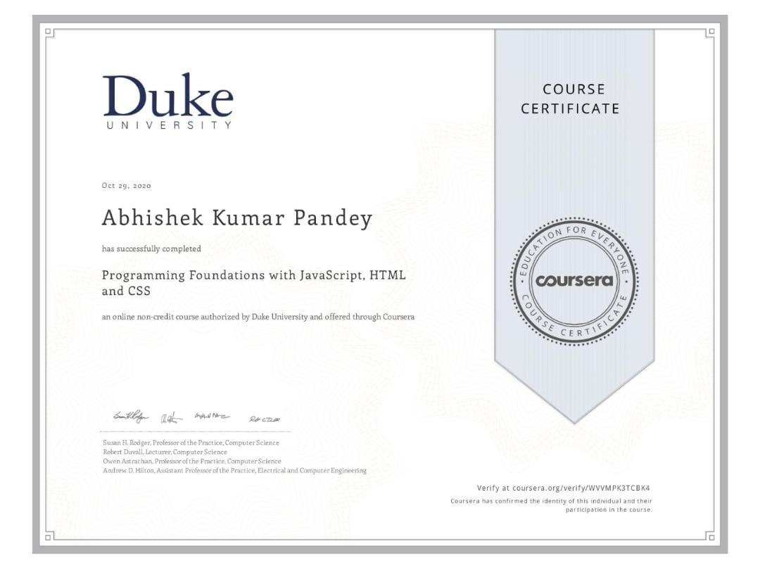 Abhishek Kumar Pandey on LinkedIn: #programming Abhishek Kumar Pandey on LinkedIn: #programming