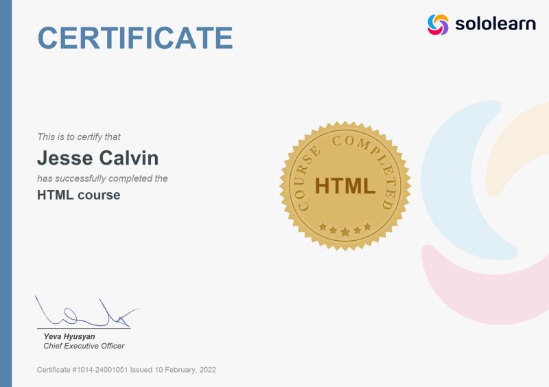 Onwuachi Jesse on LinkedIn: Completed Html and javaScript course on ... Onwuachi Jesse on LinkedIn: Completed Html and javaScript course on ...