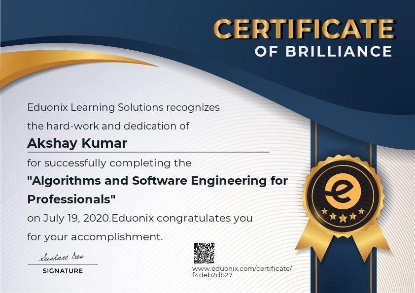 Akshay Kumar on LinkedIn: Thanks Eduonix Learning Solutions Pvt Ltd Akshay Kumar on LinkedIn: Thanks Eduonix Learning Solutions Pvt Ltd
