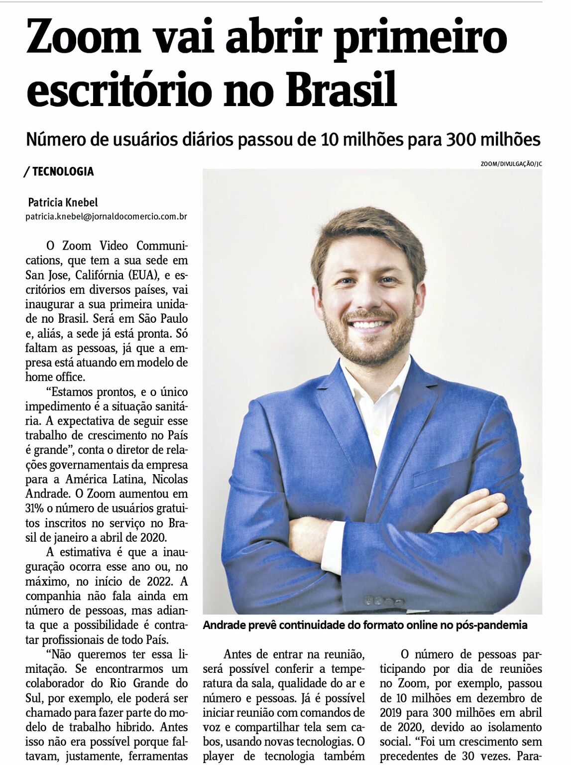 🇧🇷 O Zoom teve um impacto forte na economia brasileira durante a ... 🇧🇷 O Zoom teve um impacto forte na economia brasileira durante a ...