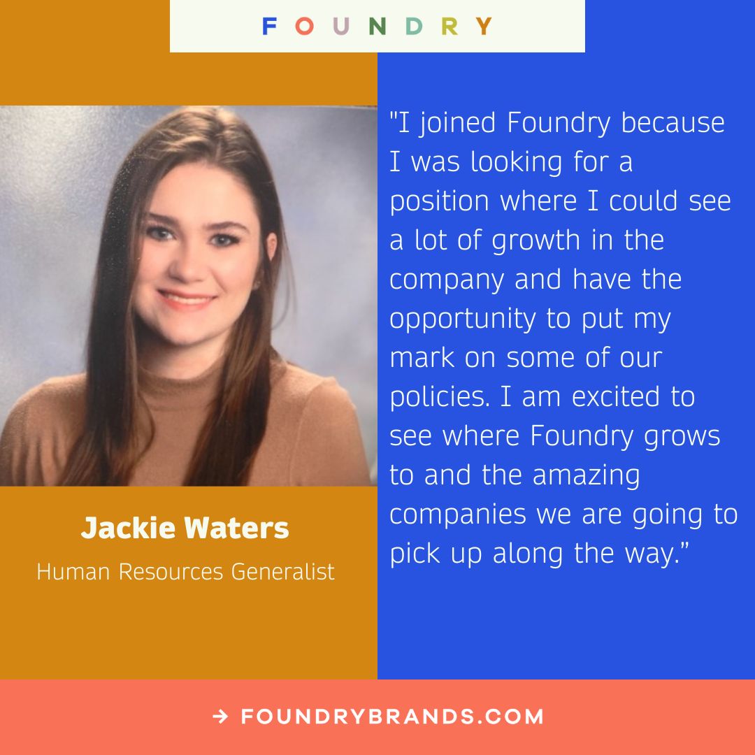 Jackie Waters, MSIOP, SHRM-CP on LinkedIn: #foundrybrands Jackie Waters, MSIOP, SHRM-CP on LinkedIn: #foundrybrands