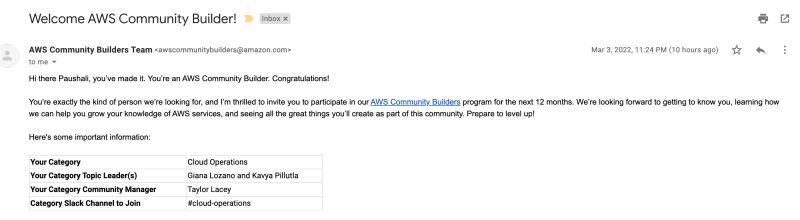 Paushali Kundu on LinkedIn: #aws #cloudoperations #opportunity #cloud # ... Paushali Kundu on LinkedIn: #aws #cloudoperations #opportunity #cloud # ...