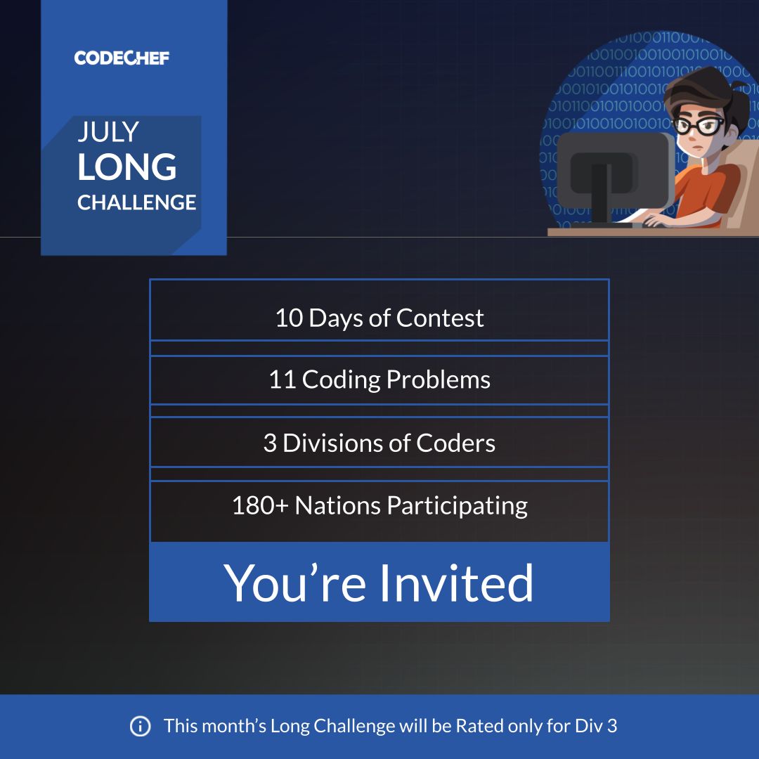 CodeChef on LinkedIn: #programming #coding CodeChef on LinkedIn: #programming #coding