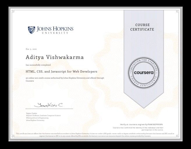 Aditya Vishwakarma on LinkedIn: #html5 #css3 #javascript #bootstrap4 Aditya Vishwakarma on LinkedIn: #html5 #css3 #javascript #bootstrap4