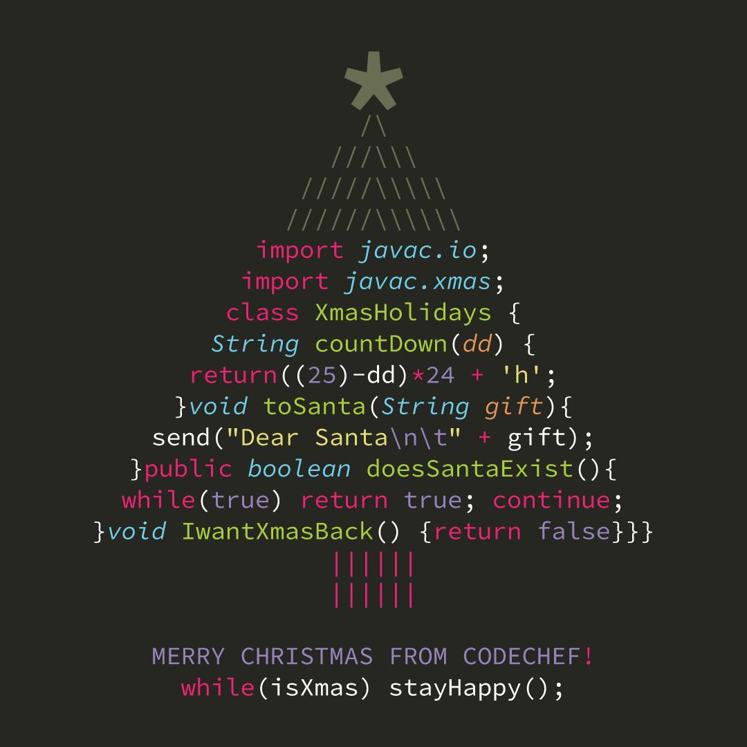 CodeChef on LinkedIn: #codechef #merrychristmas CodeChef on LinkedIn: #codechef #merrychristmas