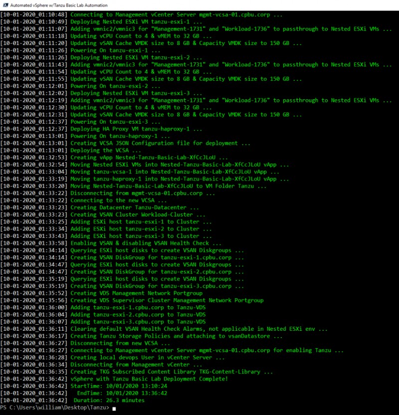 Oktawiusz Poranski on LinkedIn: Automated vSphere with Tanzu Lab ... Oktawiusz Poranski on LinkedIn: Automated vSphere with Tanzu Lab ...