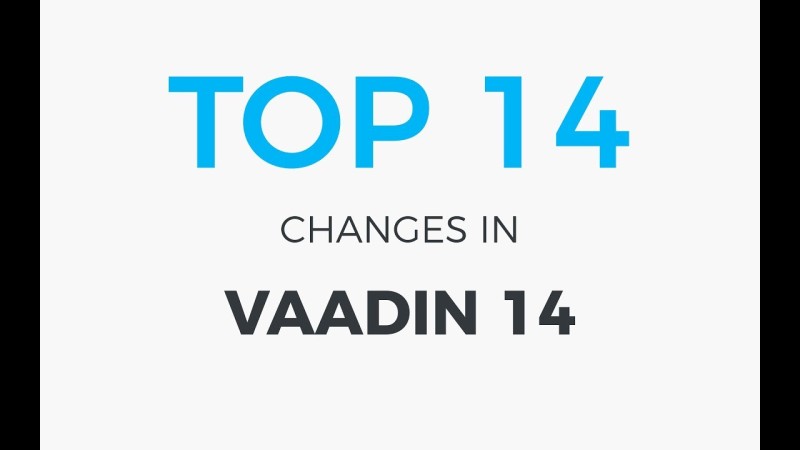 Aluis Marte on LinkedIn: Top 14 changes in Vaadin 14 Aluis Marte on LinkedIn: Top 14 changes in Vaadin 14