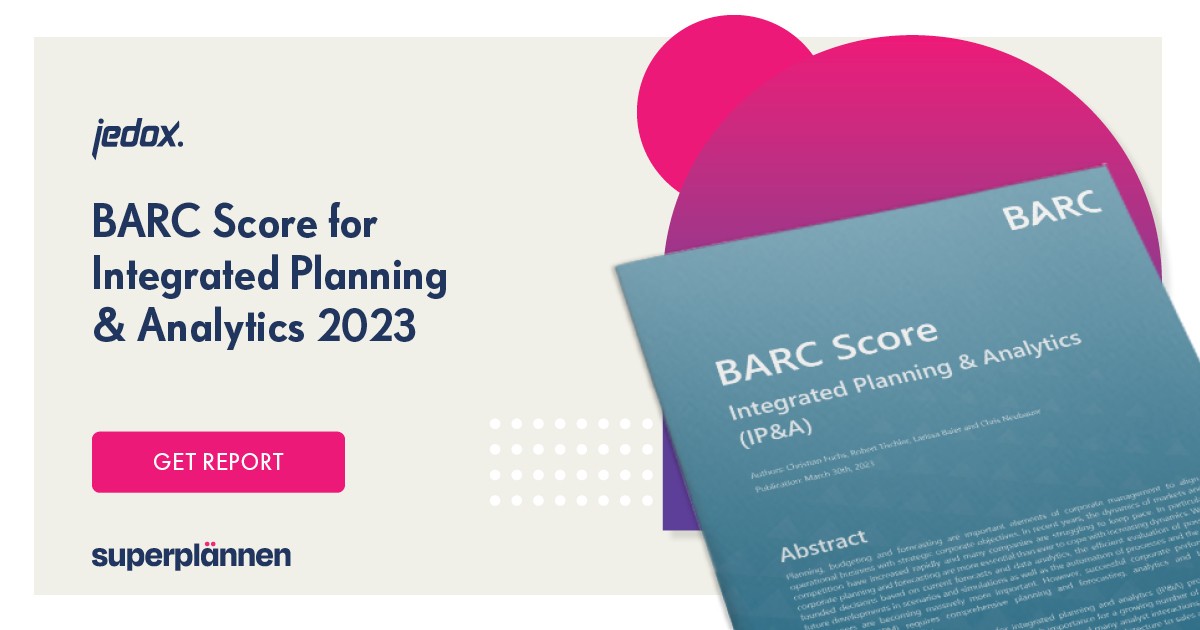 Eric Baldwin on LinkedIn: BARC Score for Integrated Planning ... Eric Baldwin on LinkedIn: BARC Score for Integrated Planning ...