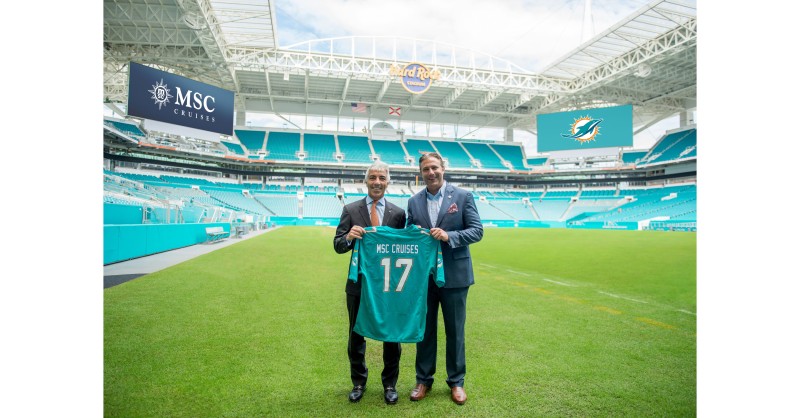 MSC Cruises Becomes The Official Cruise Line Of The Miami Dolphins ... MSC Cruises Becomes The Official Cruise Line Of The Miami Dolphins ...