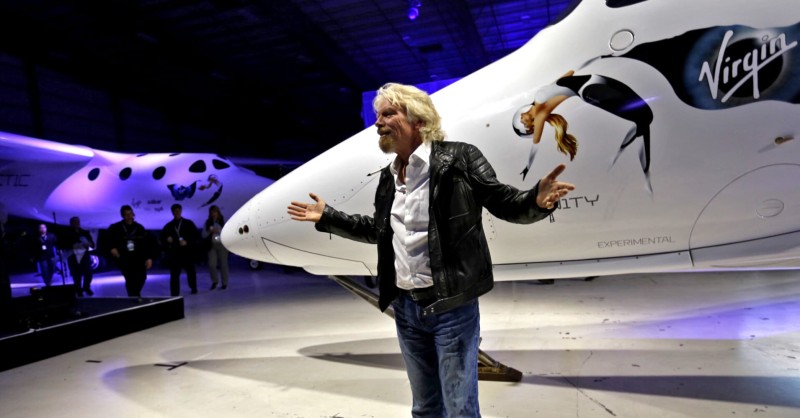 Richard Branson says Virgin Galactic will be in space for test flights ... Richard Branson says Virgin Galactic will be in space for test flights ...